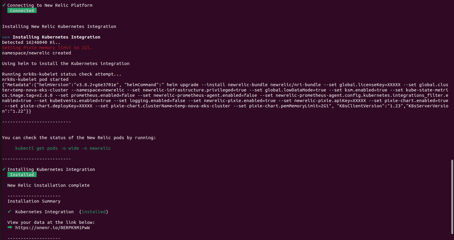 Hub Topic: Trouble connect private EKS cluster with NewRelic ...