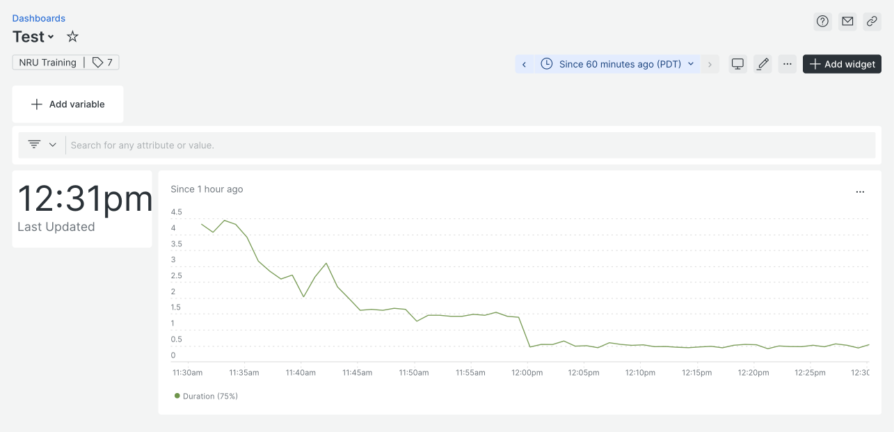 Hub Topic: How do I display the latest update time on a New Relic ...